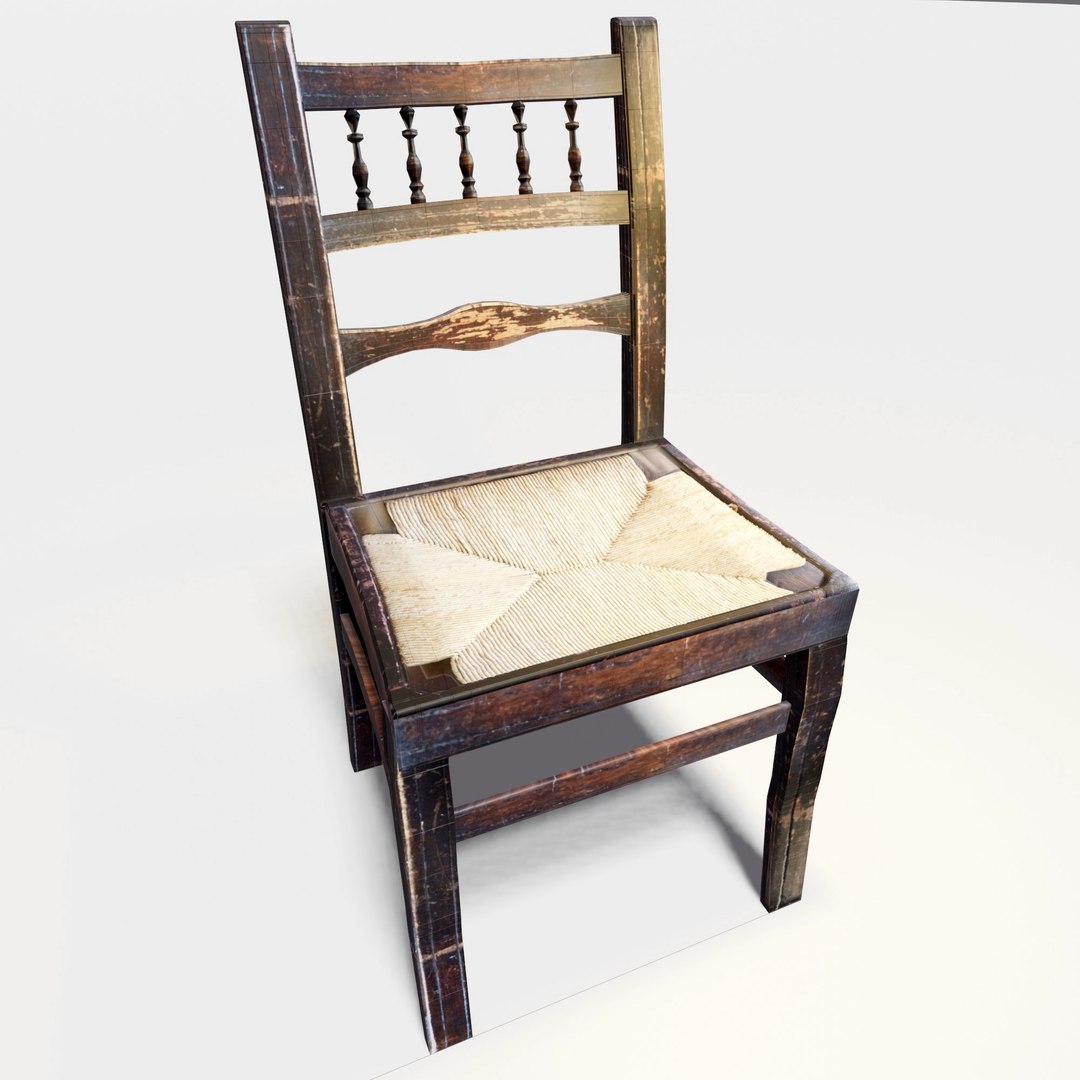 Old chair 3D model - TurboSquid 1482417