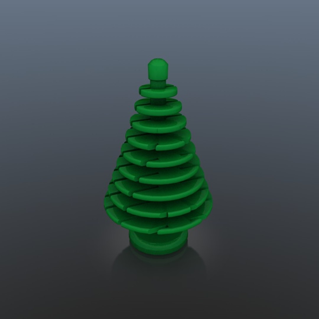 3d model lego tree