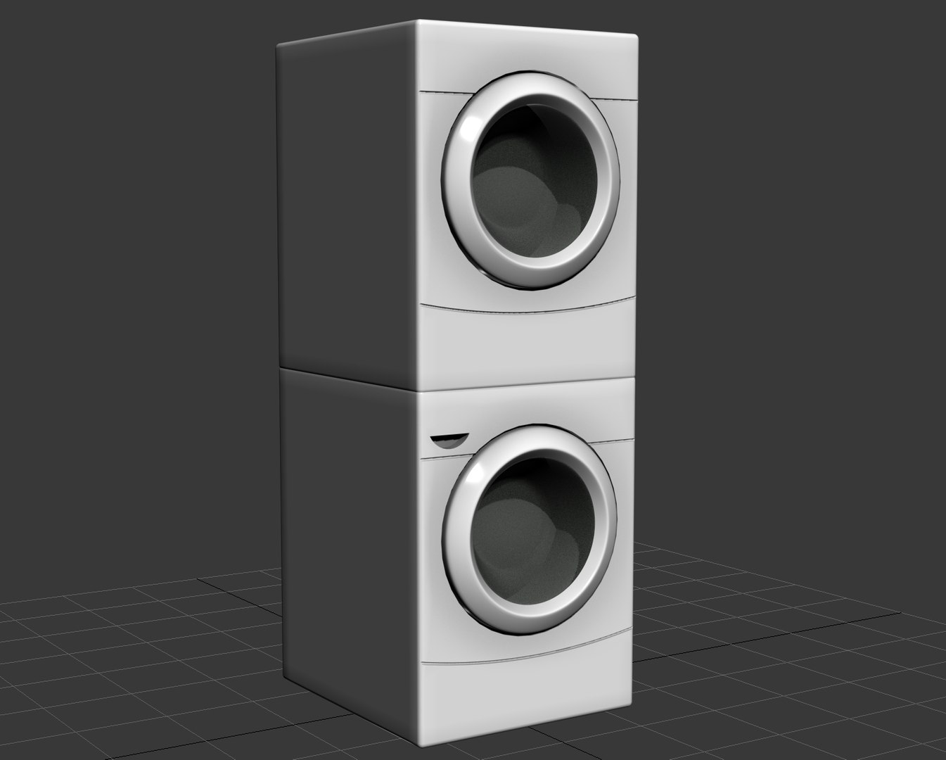 3d Model Washer Dryer