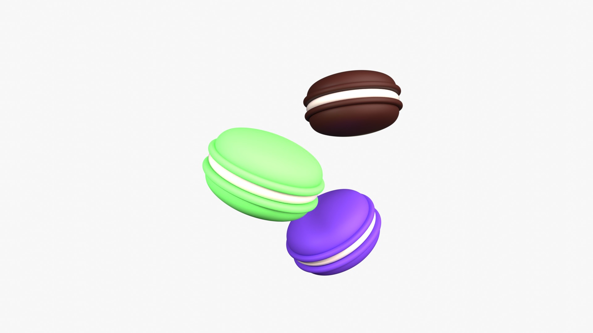 3D Macaron - TurboSquid 2211294