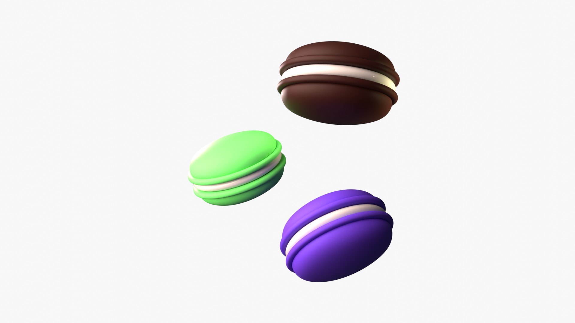 3D Macaron - TurboSquid 2211294