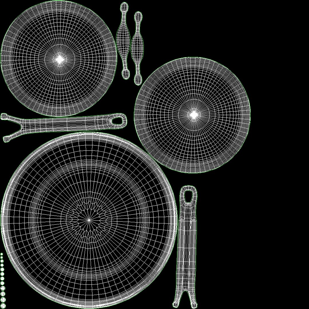 Stainless Steel Cookware Pan V3 3D Model - TurboSquid 2003045