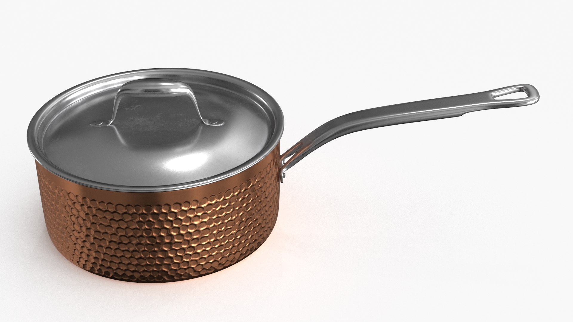 Stainless Steel Cookware Pan V3 3D Model - TurboSquid 2003045