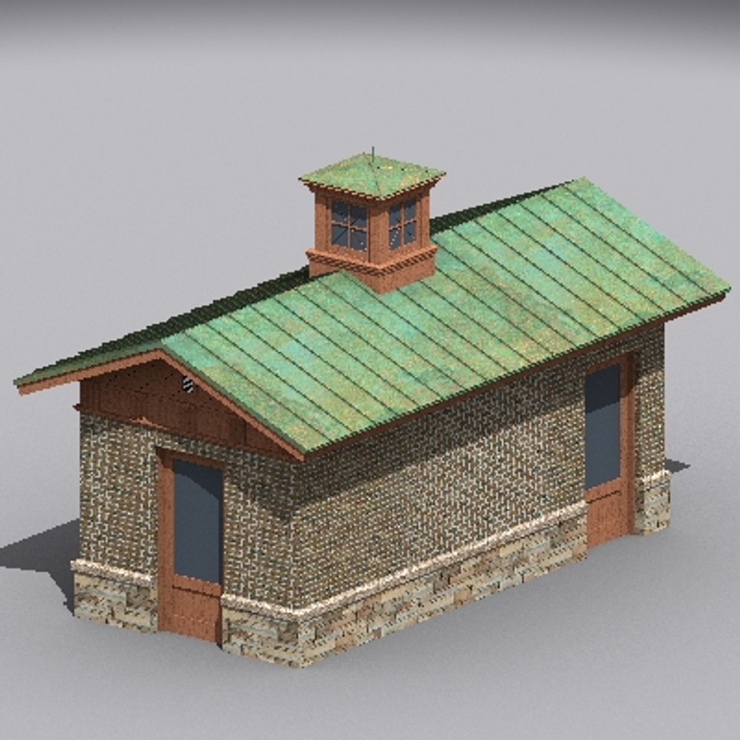 3d bath house structure