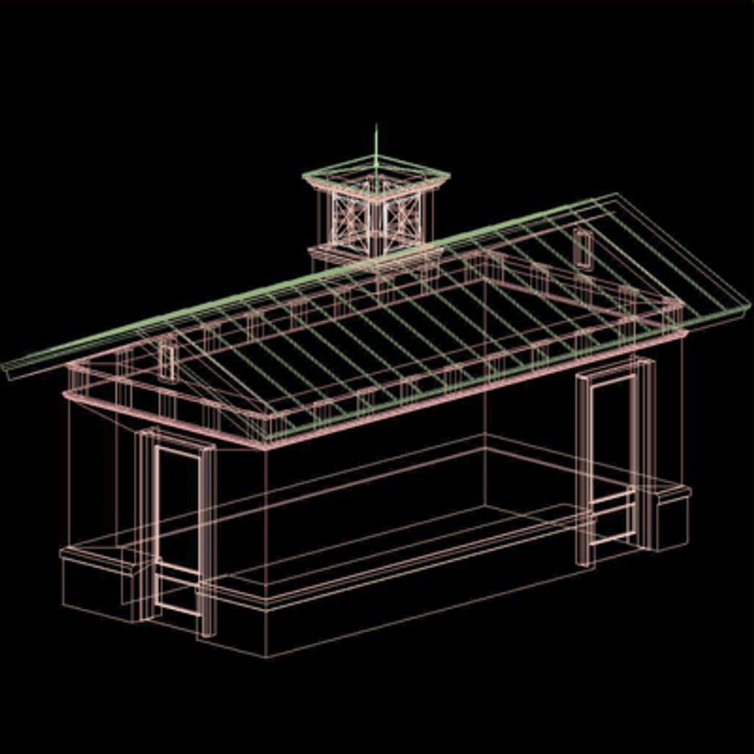 3d bath house structure