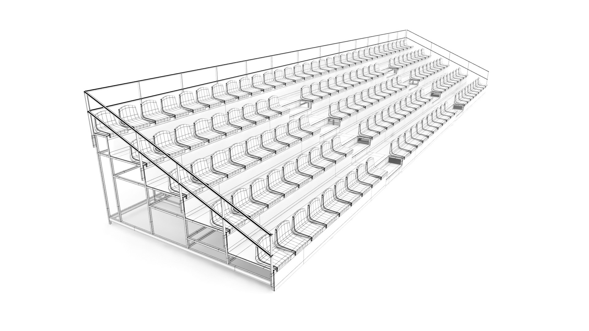 Grandstand 02 Model - TurboSquid 2117658