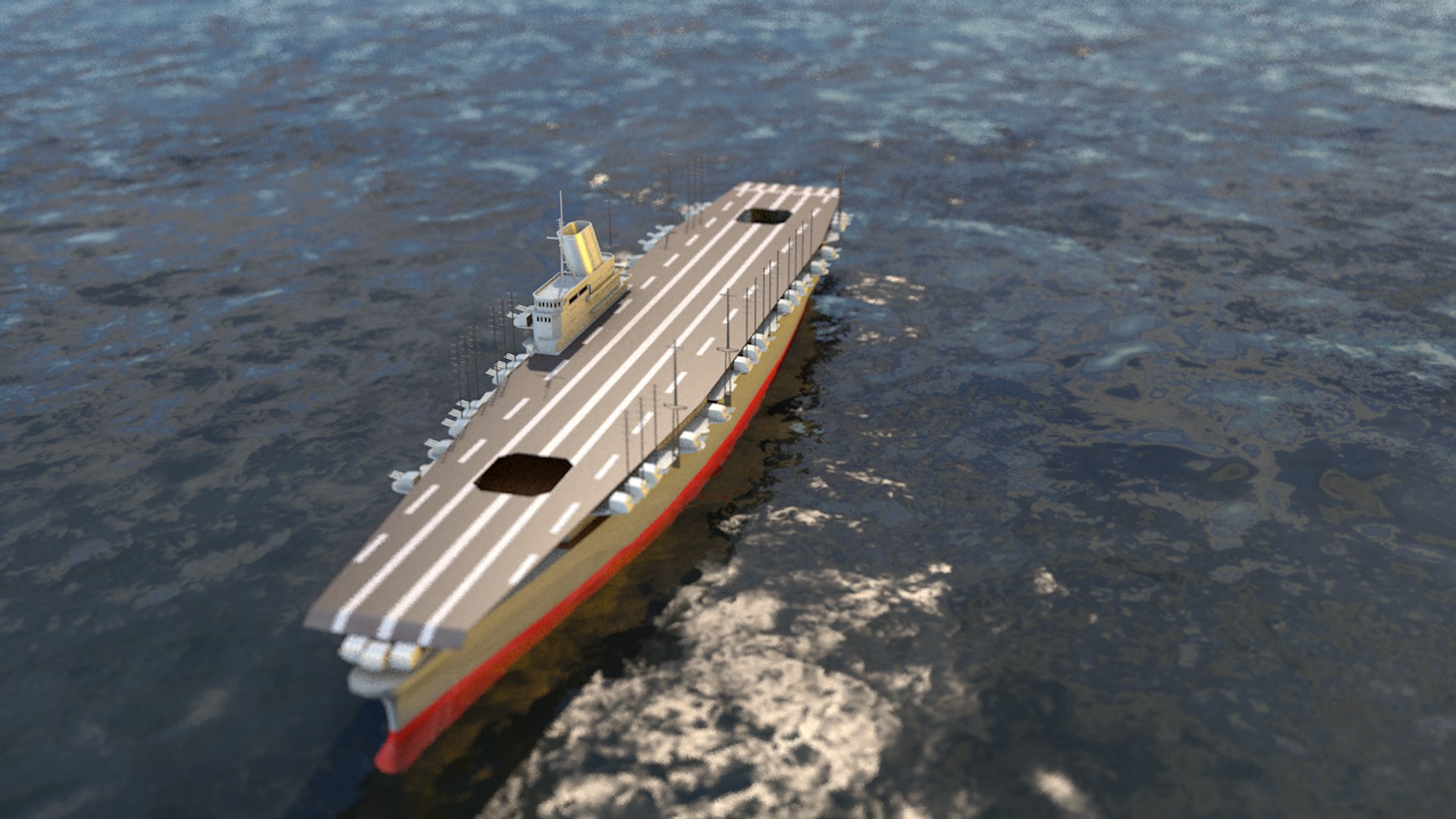 3D Shinano Japanese Aircraft Carrier - TurboSquid 1460191