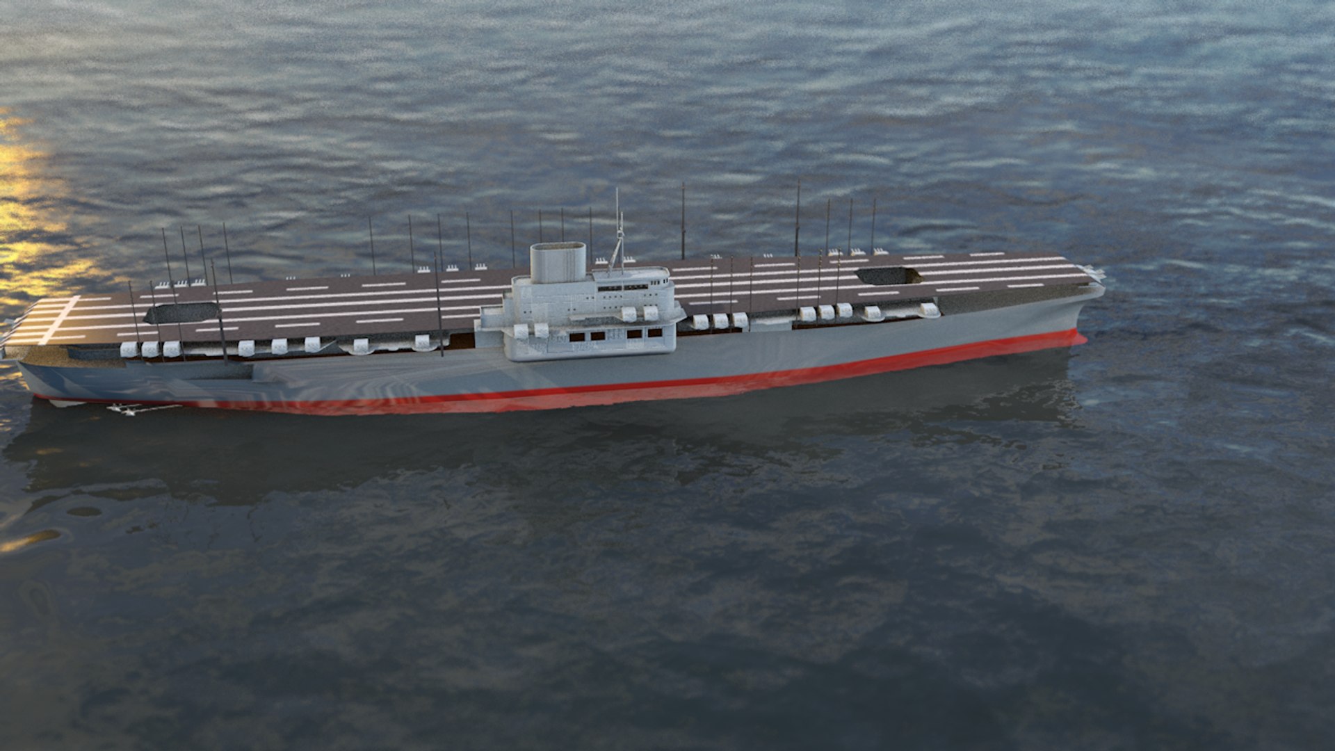 3D Shinano Japanese Aircraft Carrier - TurboSquid 1460191