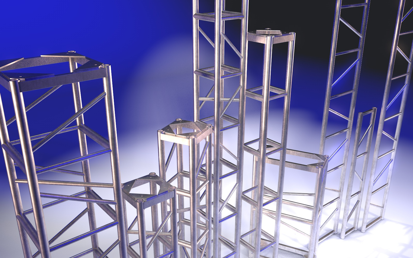 Truss builder 3D model - TurboSquid 1530610