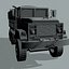3d M923 Military Truck Transport Model