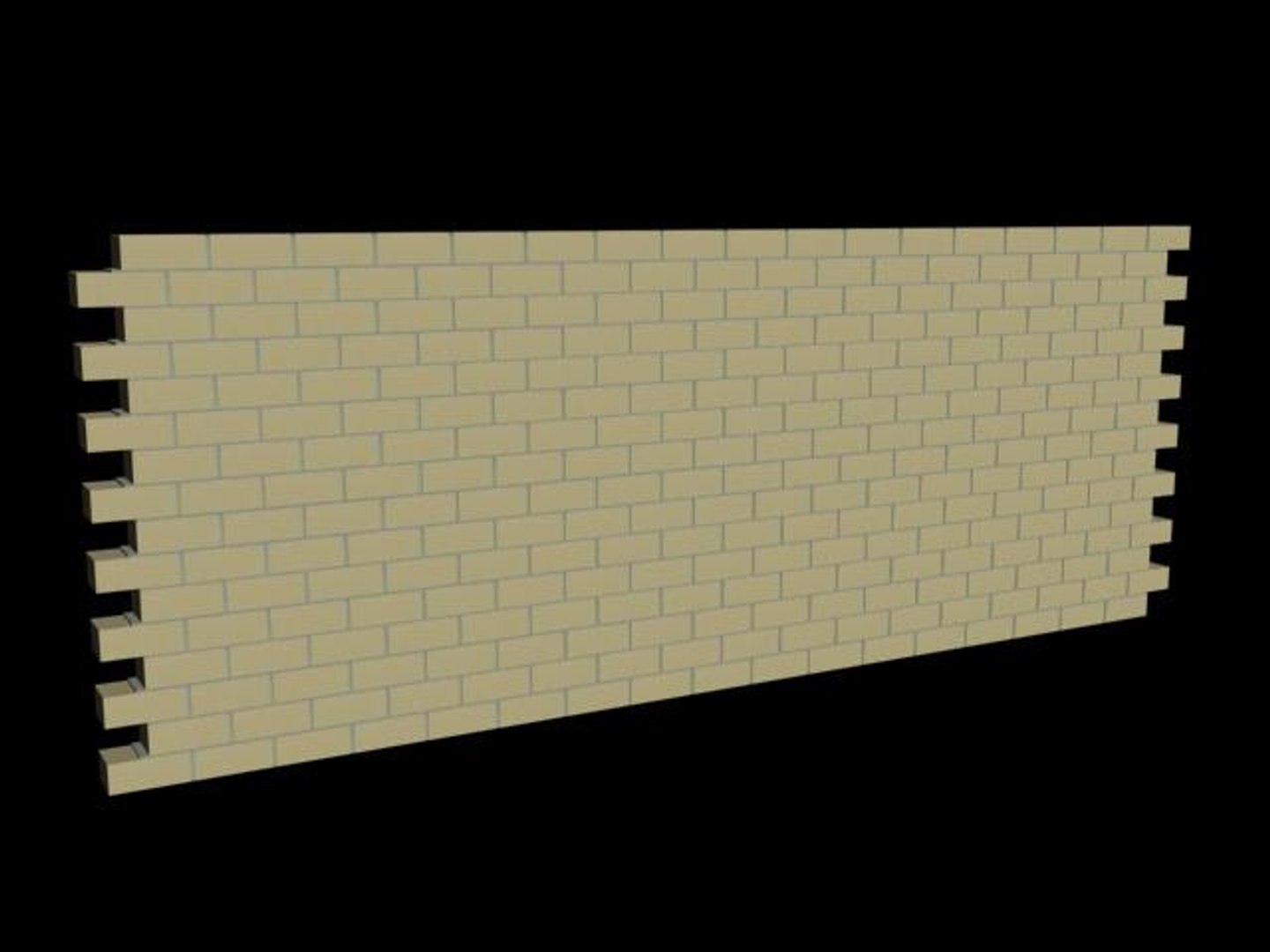 3ds Max Anime Brick Wall