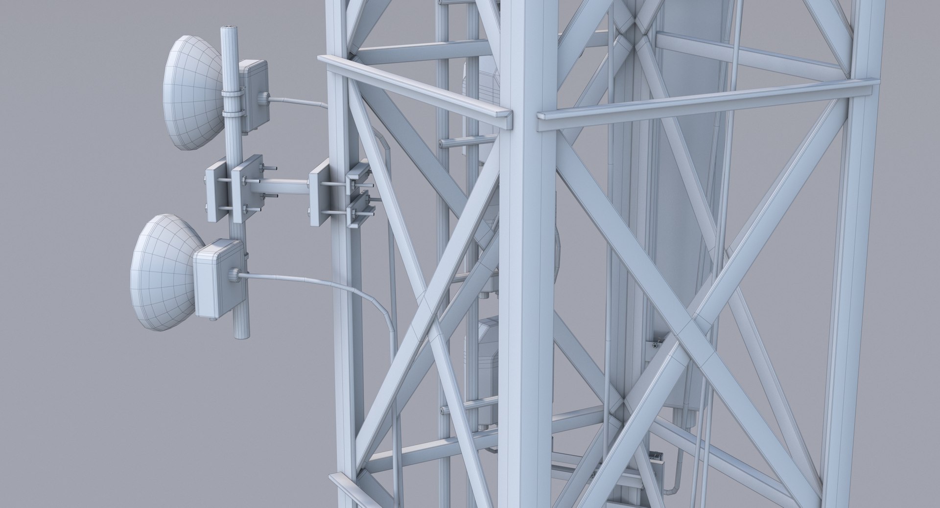 3D Cellular Tower - TurboSquid 1726645