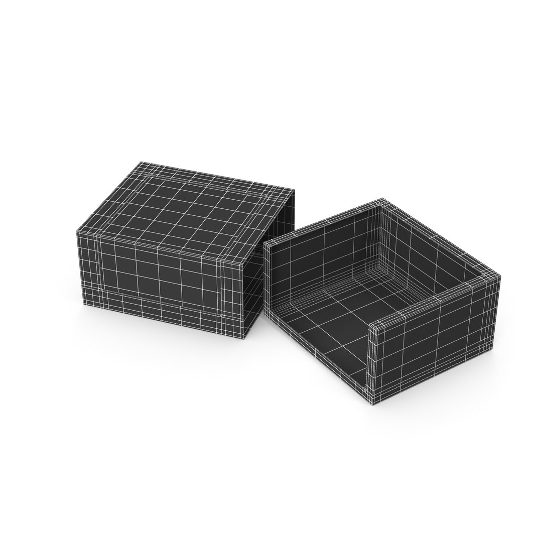 3D Model Opened Box With Window - TurboSquid 2050259