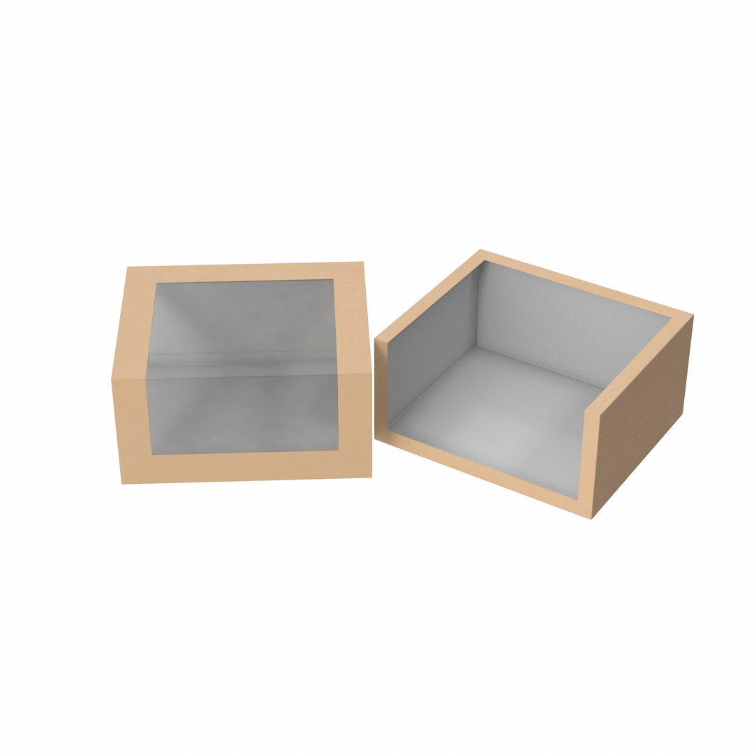 3D Model Opened Box With Window - TurboSquid 2050259