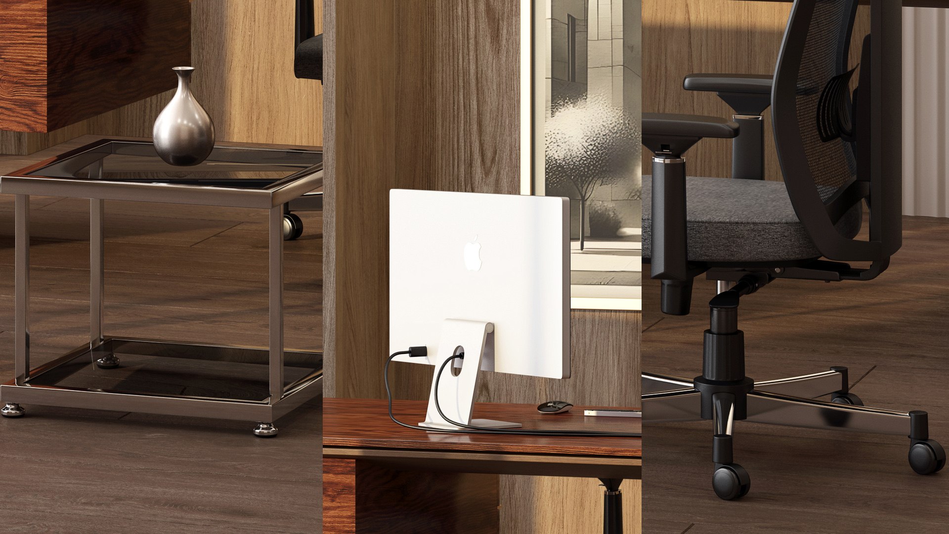 3D Model Boss Office Design With Minotti Linha Studio - TurboSquid 2259292