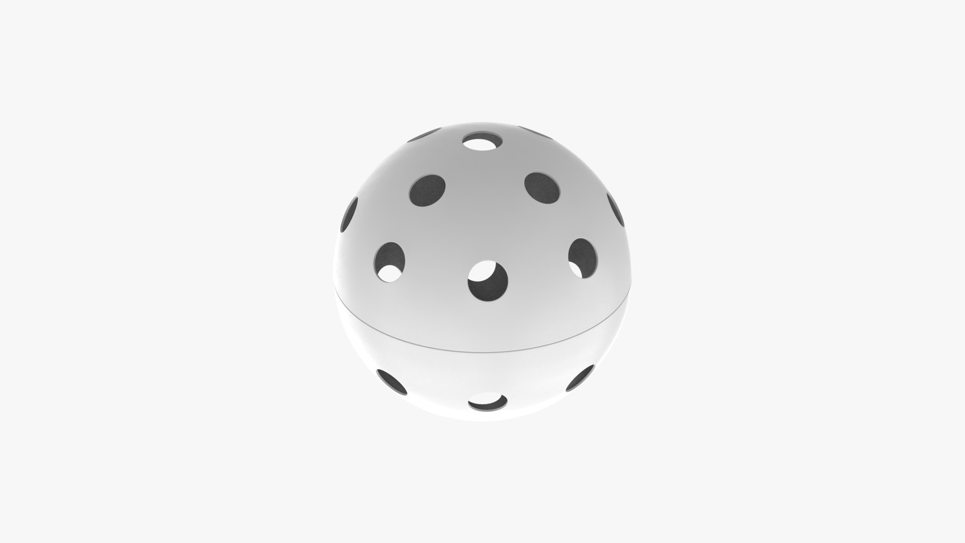 Wiffle Ball Baseball White 3d Model Turbosquid 2147479