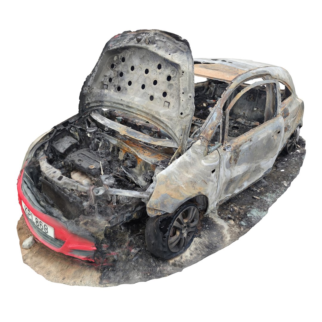 Car Wreck 16K Model - TurboSquid 2060703