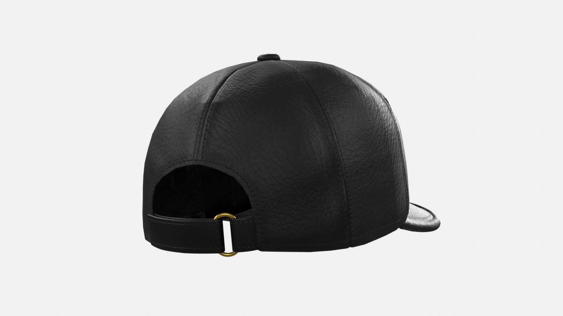 Low Poly Leather Baseball Cap 3D - TurboSquid 2224584