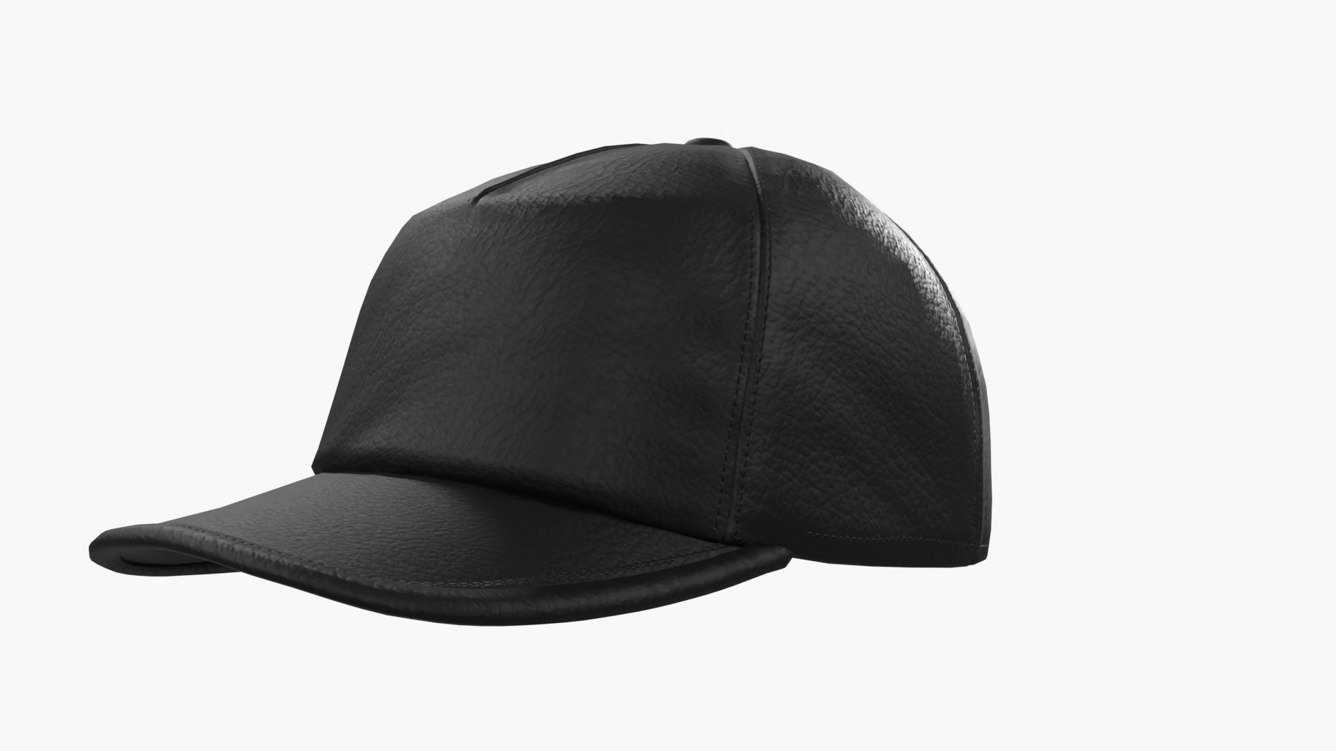 Low Poly Leather Baseball Cap 3D - TurboSquid 2224584