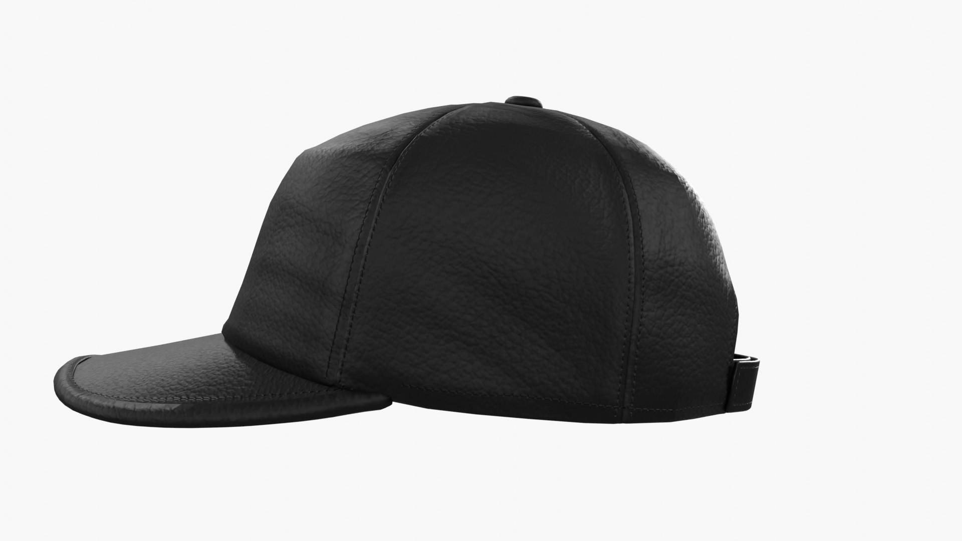 Low Poly Leather Baseball Cap 3D - TurboSquid 2224584
