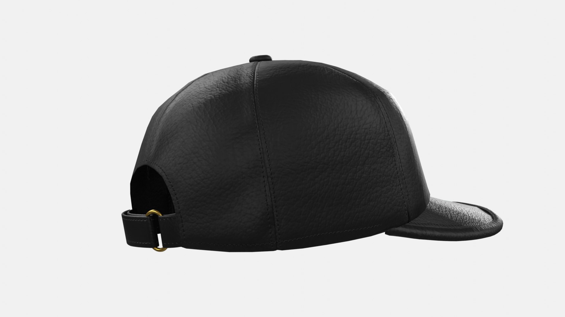 Low Poly Leather Baseball Cap 3D - TurboSquid 2224584