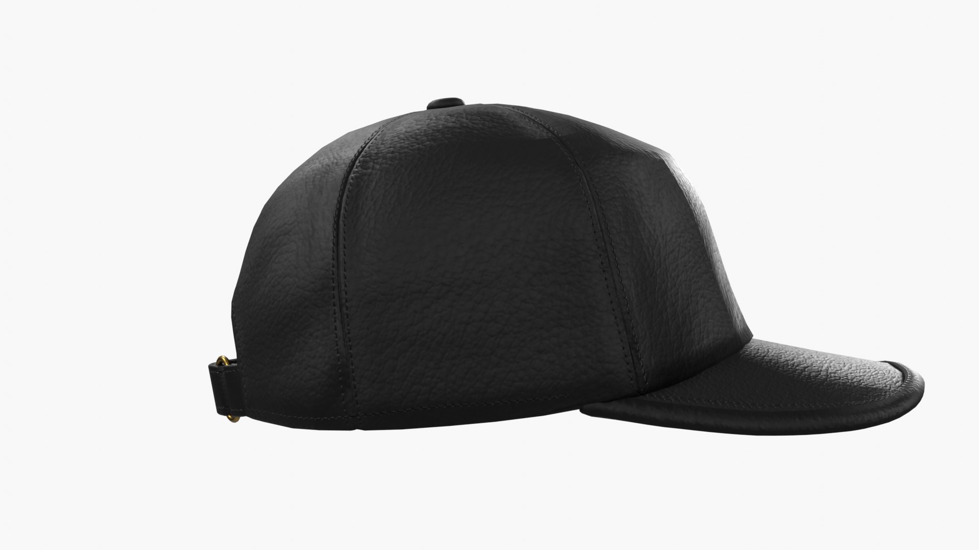 Low Poly Leather Baseball Cap 3D - TurboSquid 2224584