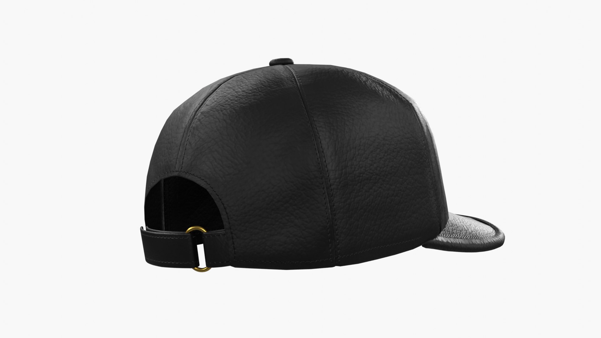 Low Poly Leather Baseball Cap 3D - TurboSquid 2224584