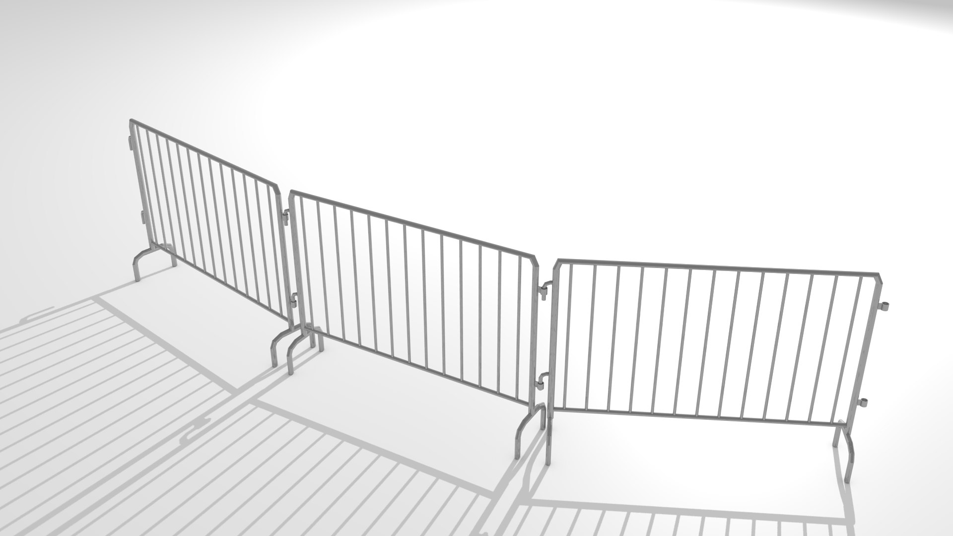 3ds Max Iron Barrier