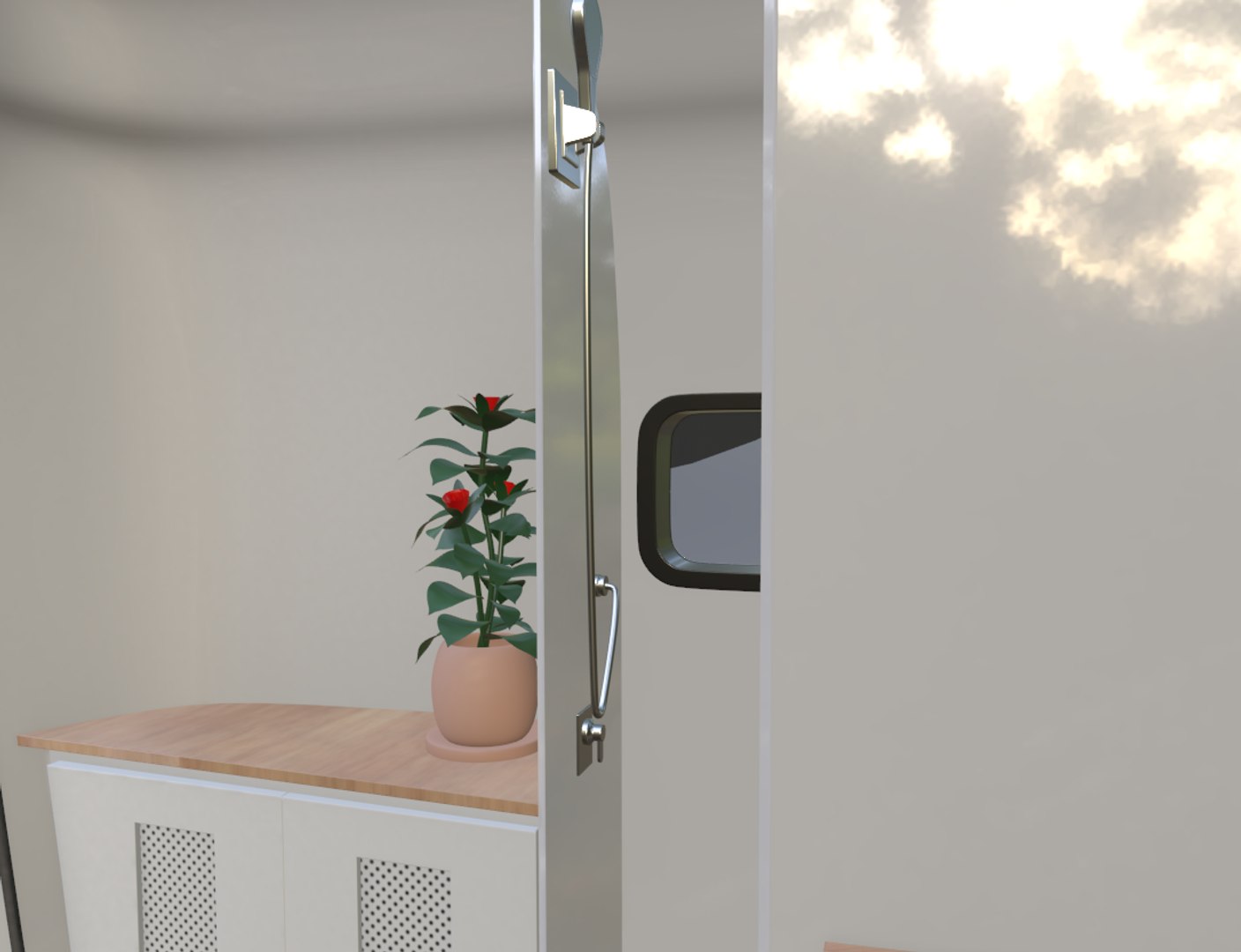 Capsule Caravans Mini Micro Camper Trailer Glacier White 3D ...