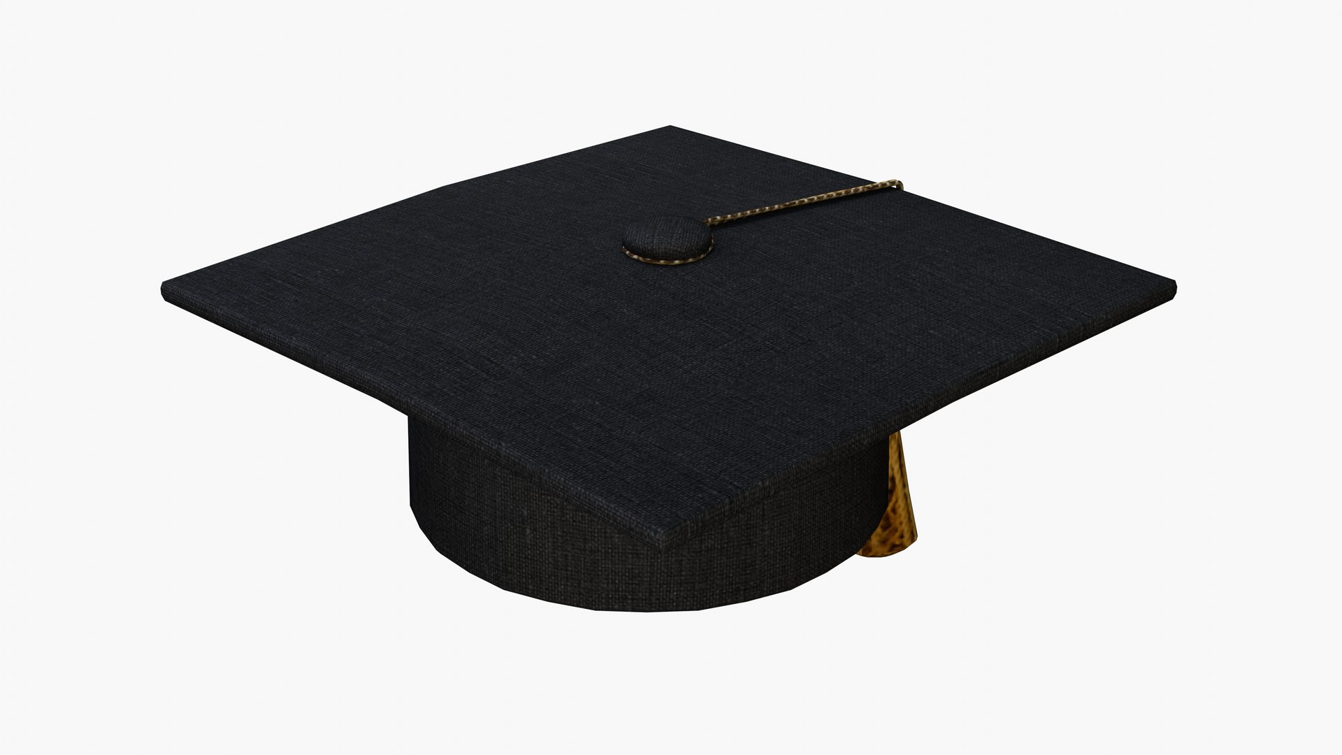 Student Square Hat With Tassel Model - TurboSquid 2013822