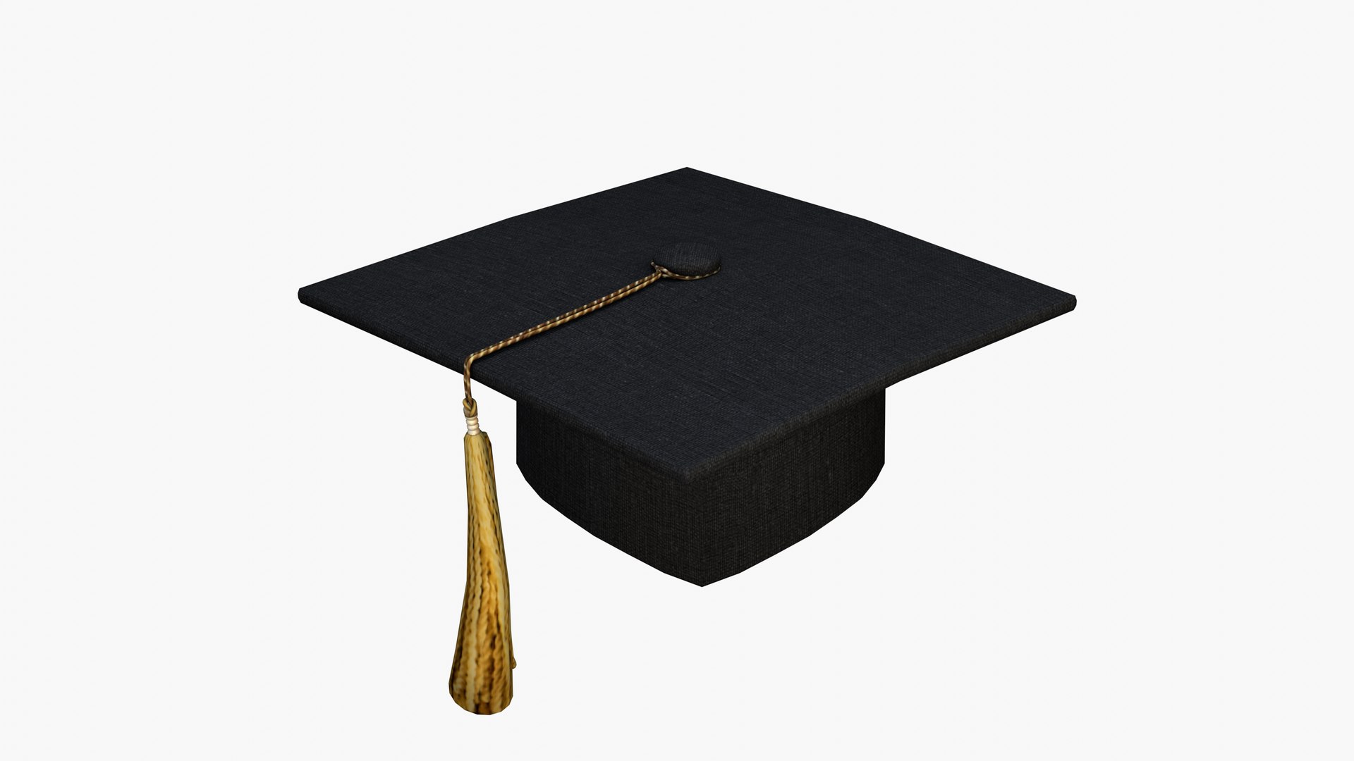 Student Square Hat With Tassel Model - TurboSquid 2013822