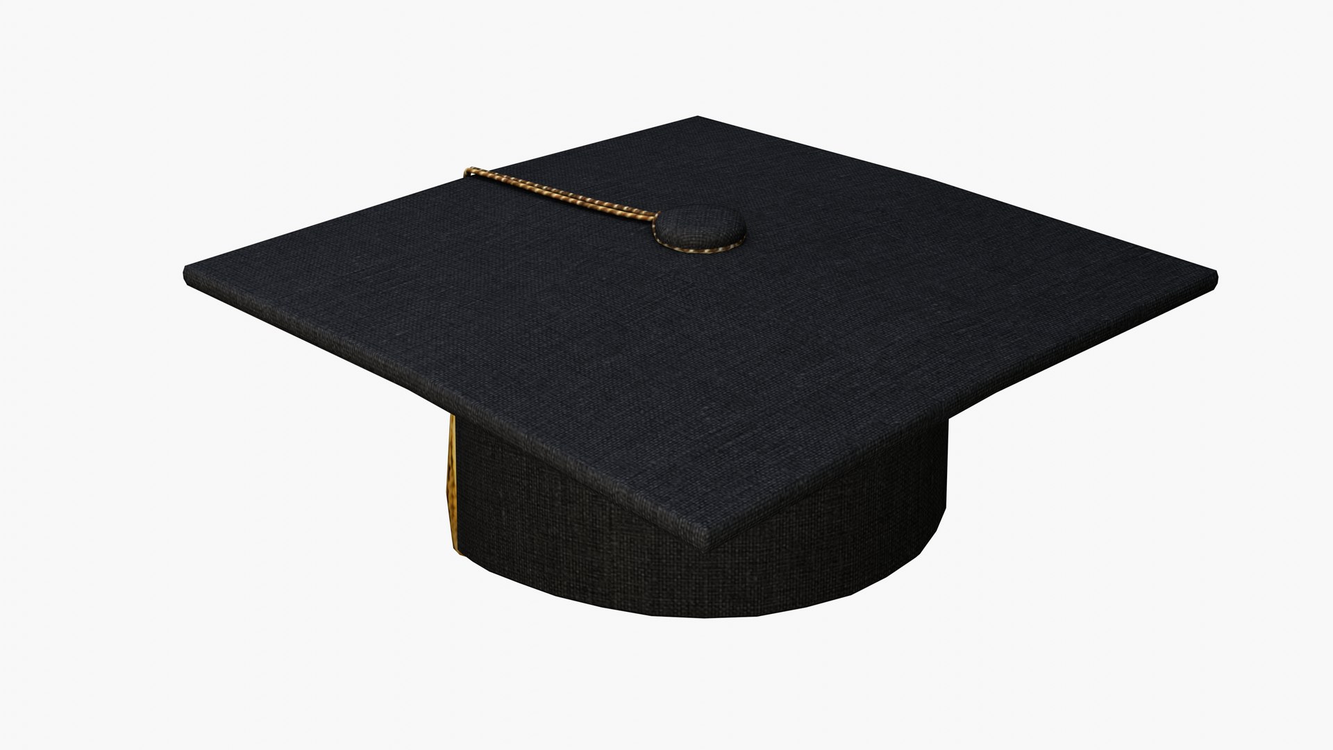 Student Square Hat With Tassel Model - TurboSquid 2013822