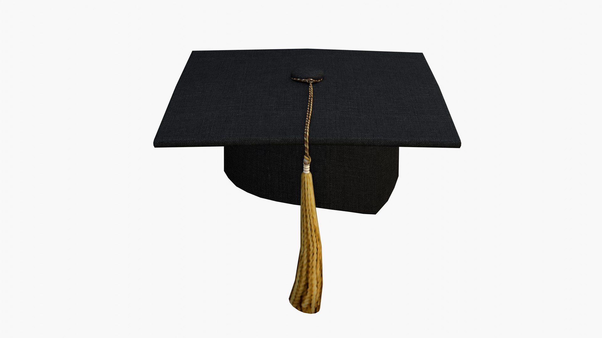 Student Square Hat With Tassel Model - TurboSquid 2013822