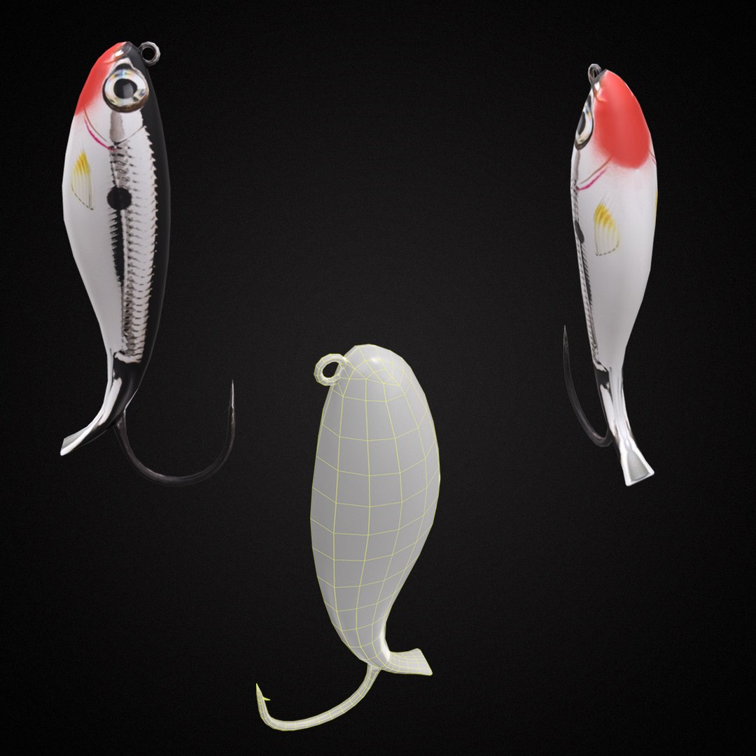 3D basic fishing lure model - TurboSquid 1586495