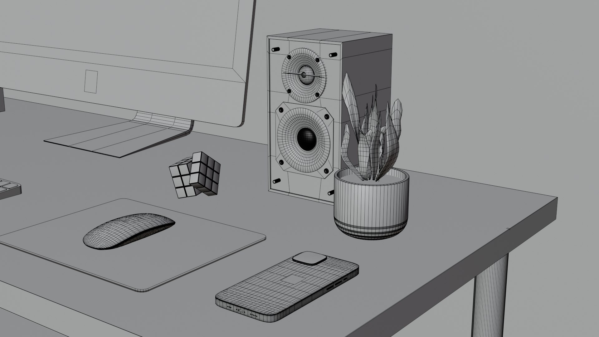 Modern Computer Setup 3d Model 3D Model - TurboSquid 1967943