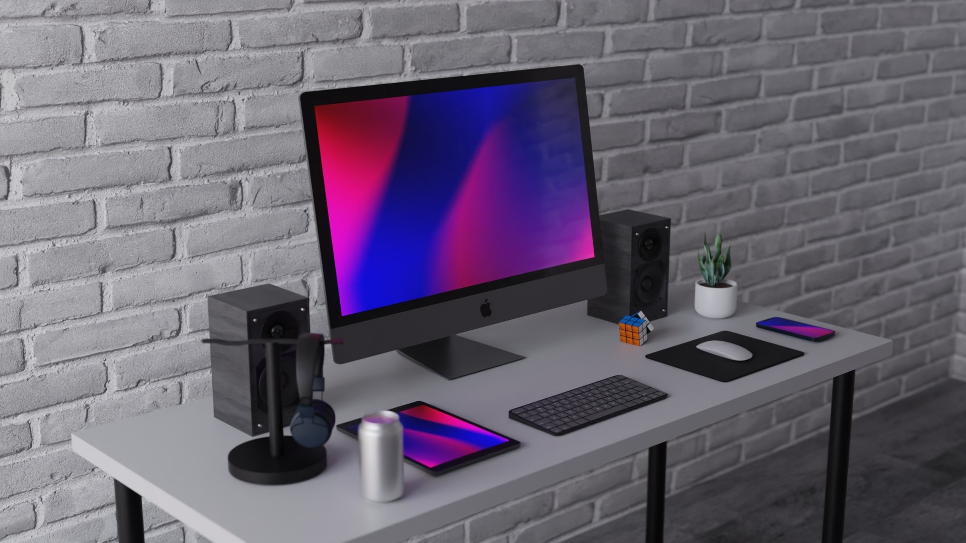 Modern Computer Setup 3d Model 3D Model - TurboSquid 1967943