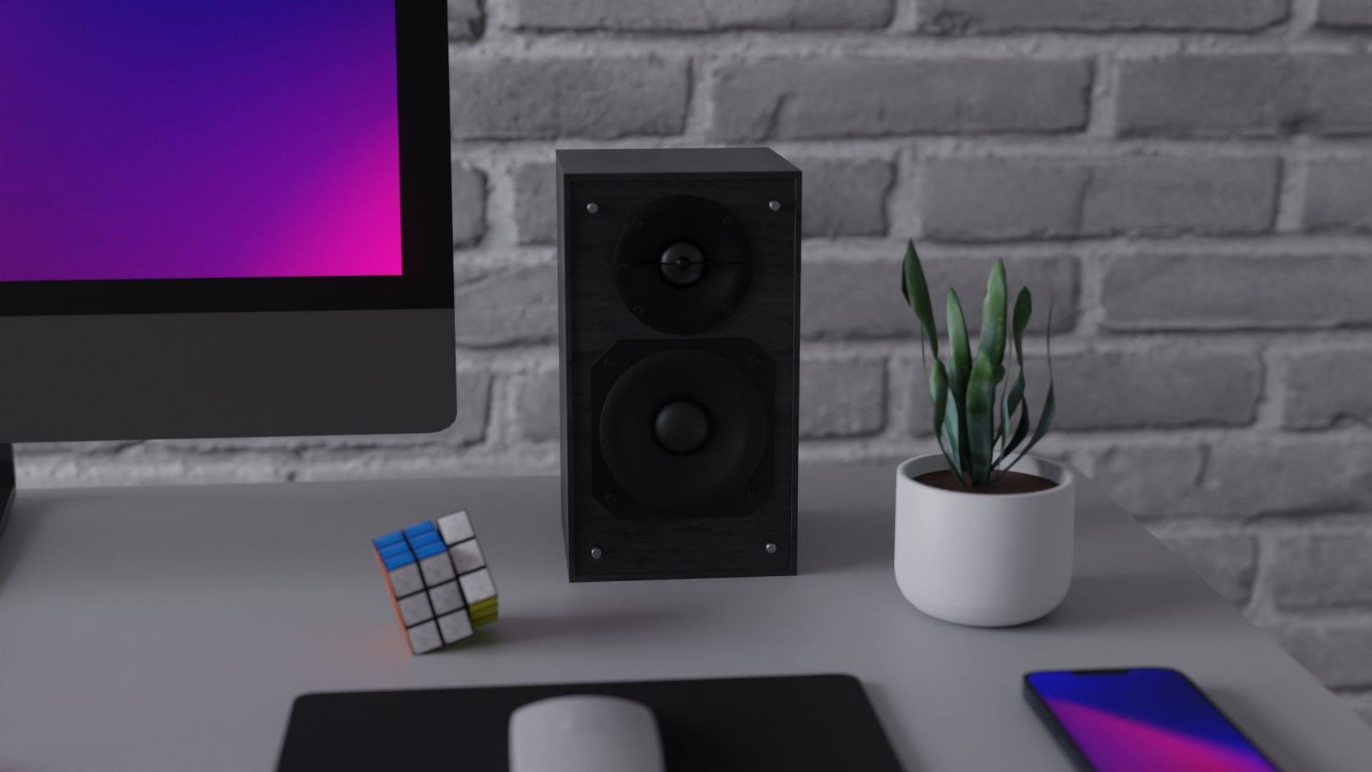 Modern Computer Setup 3d Model 3D Model - TurboSquid 1967943