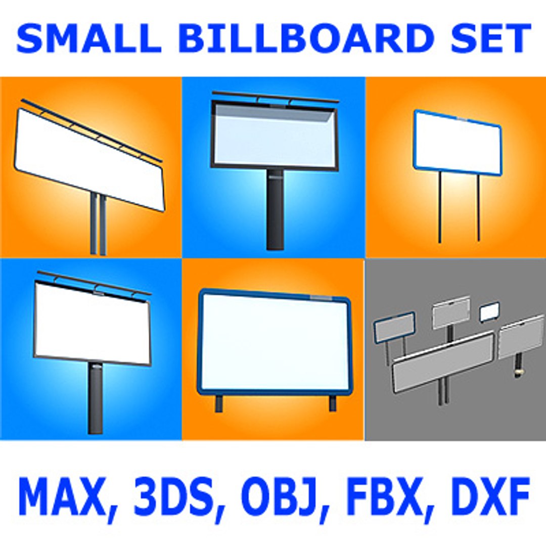 3ds Small Billboard Set