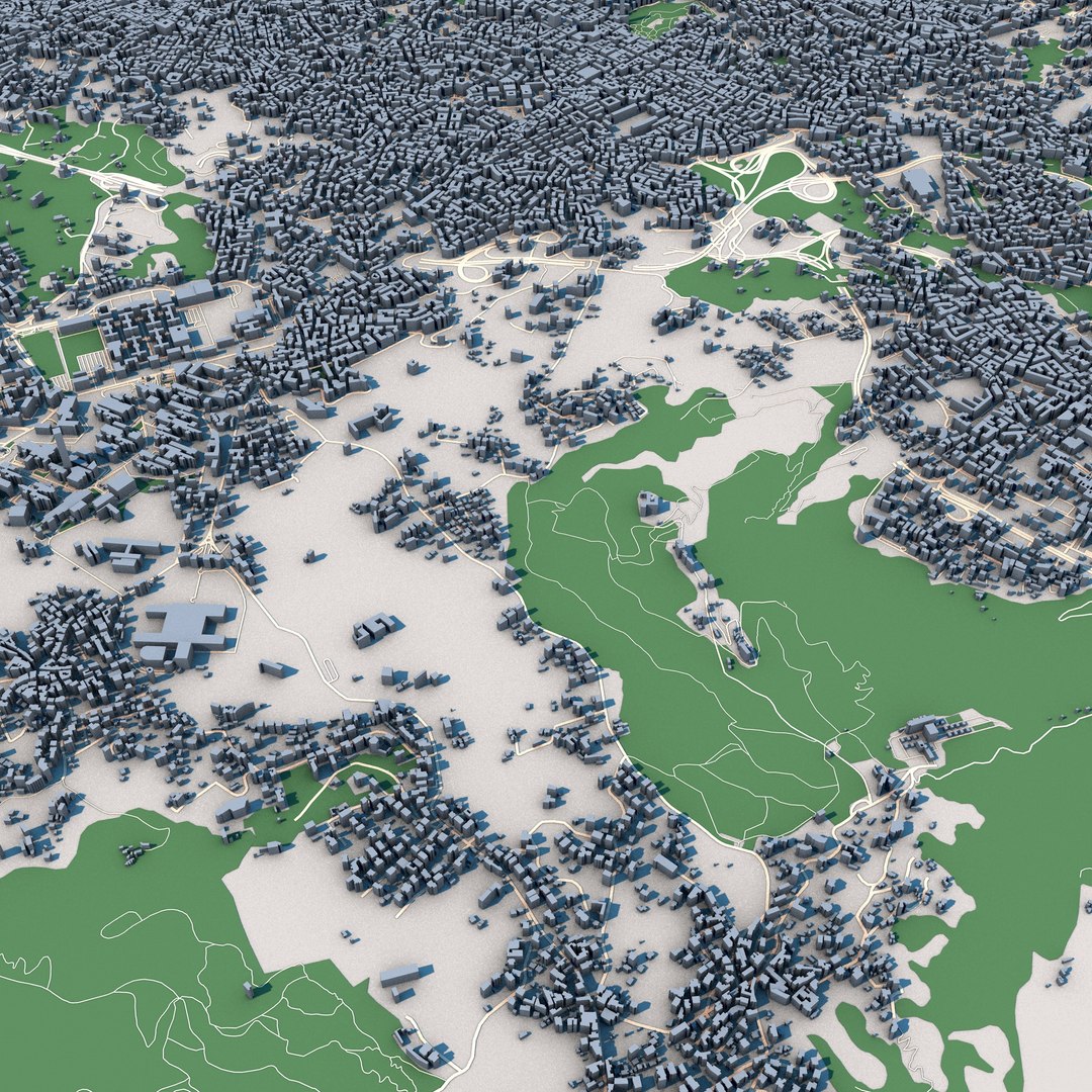 3D Model Napoli City Italy - TurboSquid 2350170