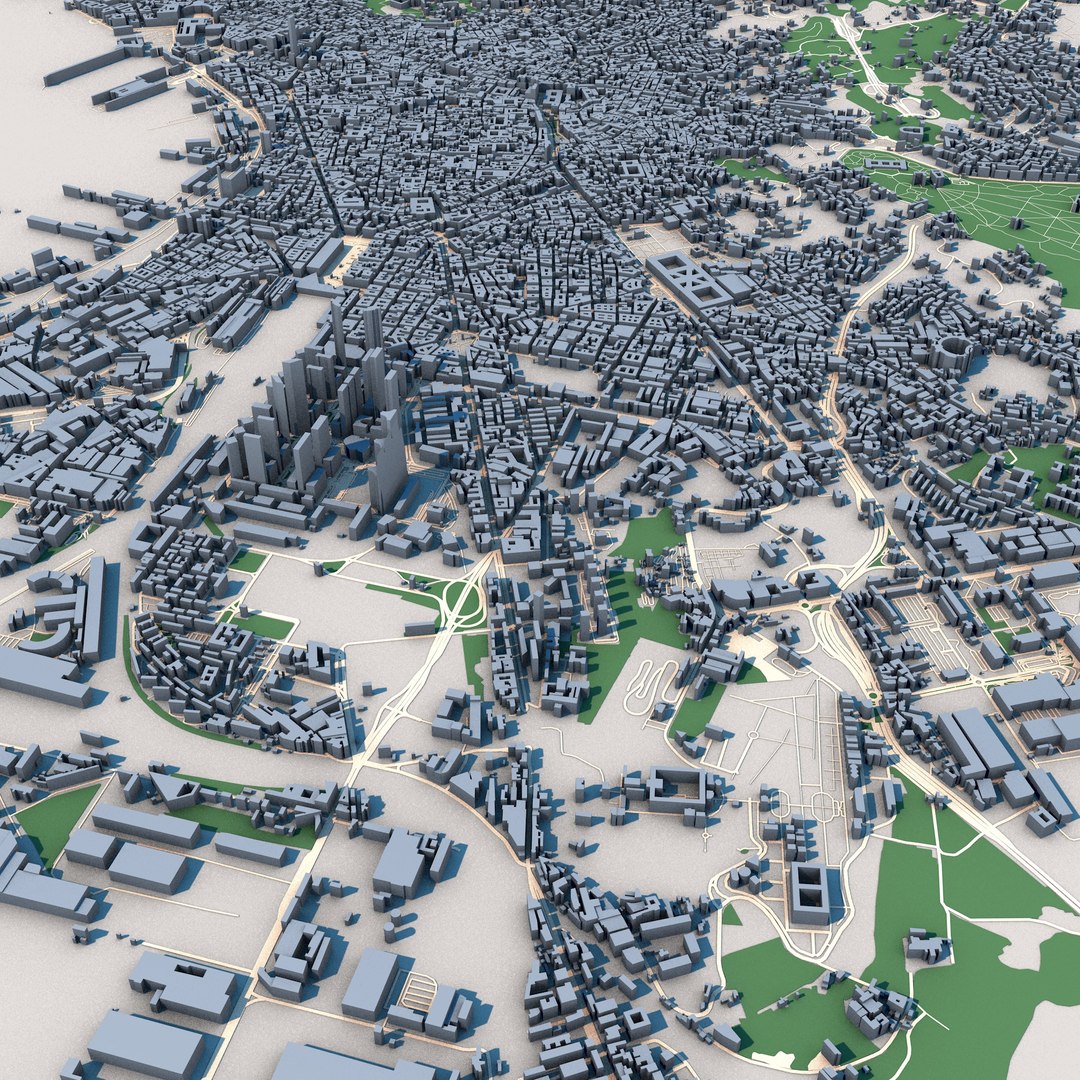 3D Model Napoli City Italy - TurboSquid 2350170