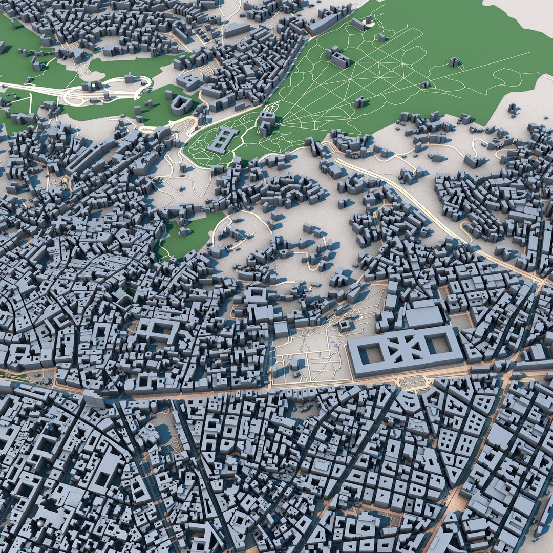 3D Model Napoli City Italy - TurboSquid 2350170