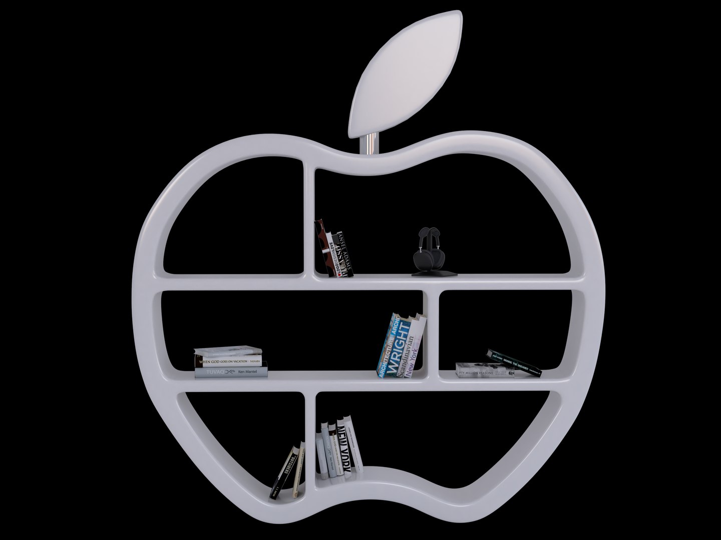 Apple Library Model Turbosquid 2187875