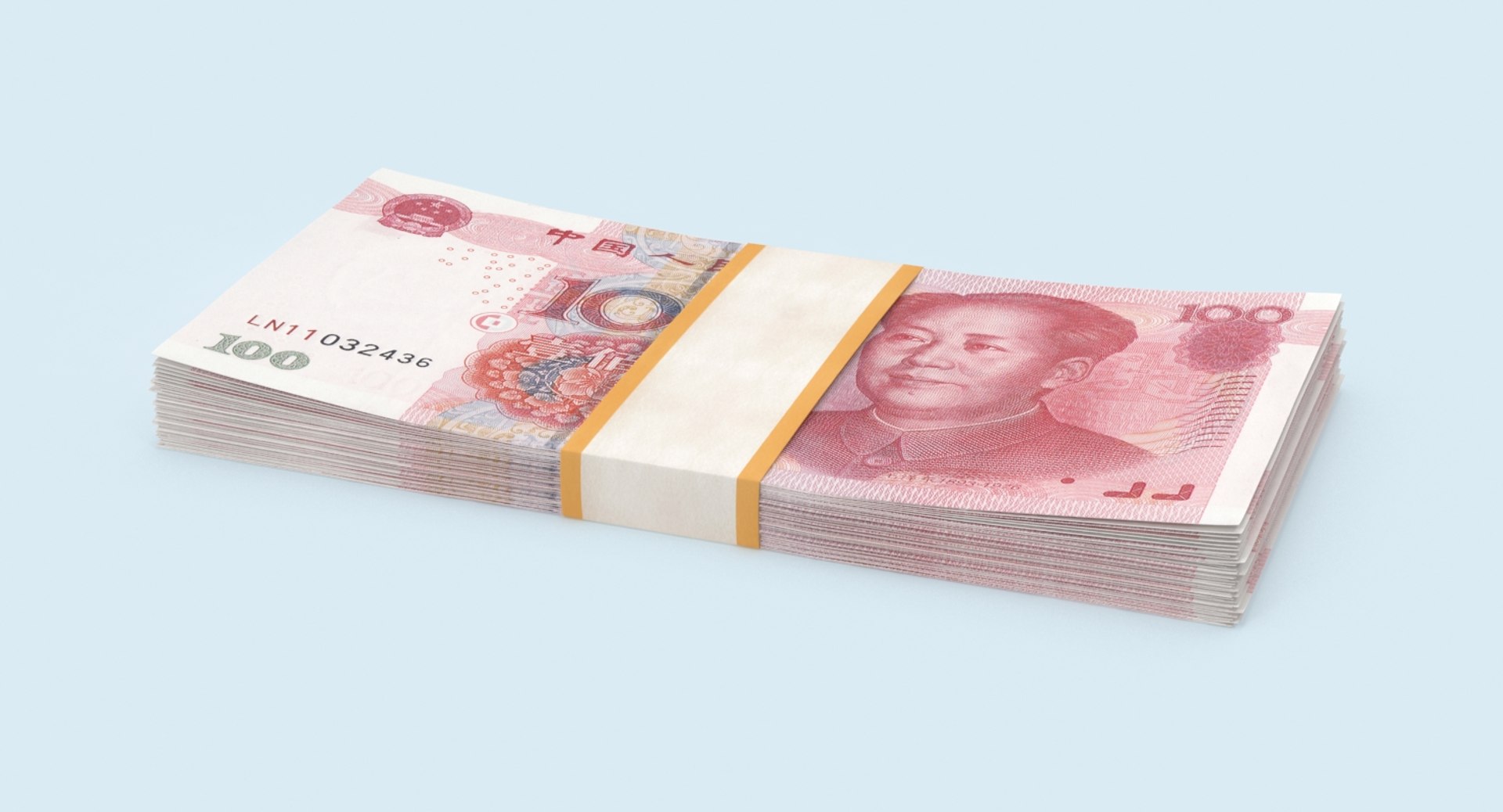 100-yuan-note---stack 3D Model | 1144933 | TurboSquid