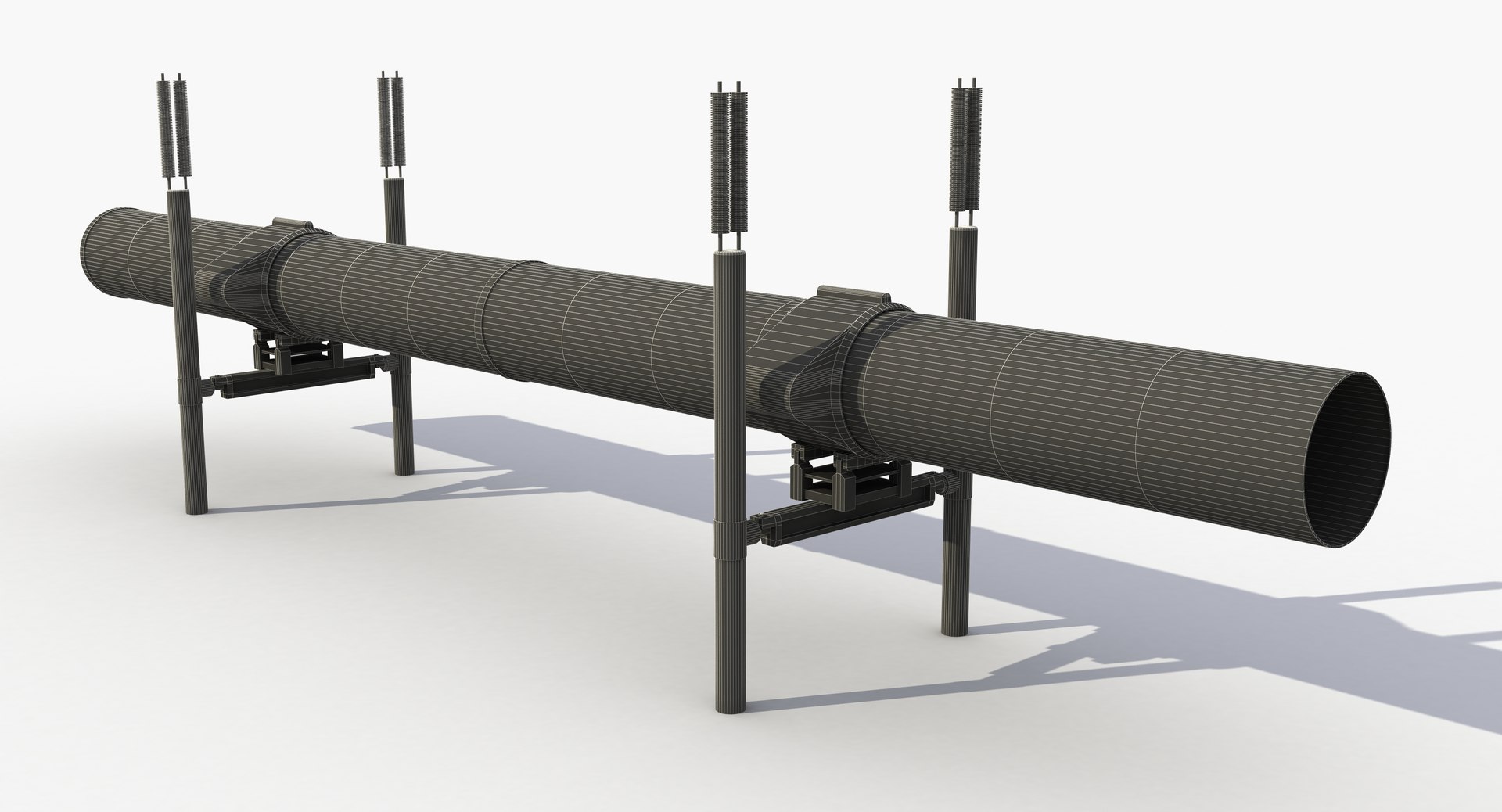 3D Modular Gas Pipeline 1 3D Model - TurboSquid 1958614