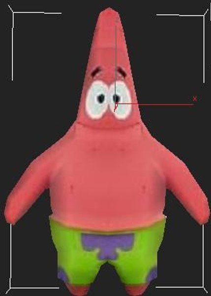 3d patrick cartoon model