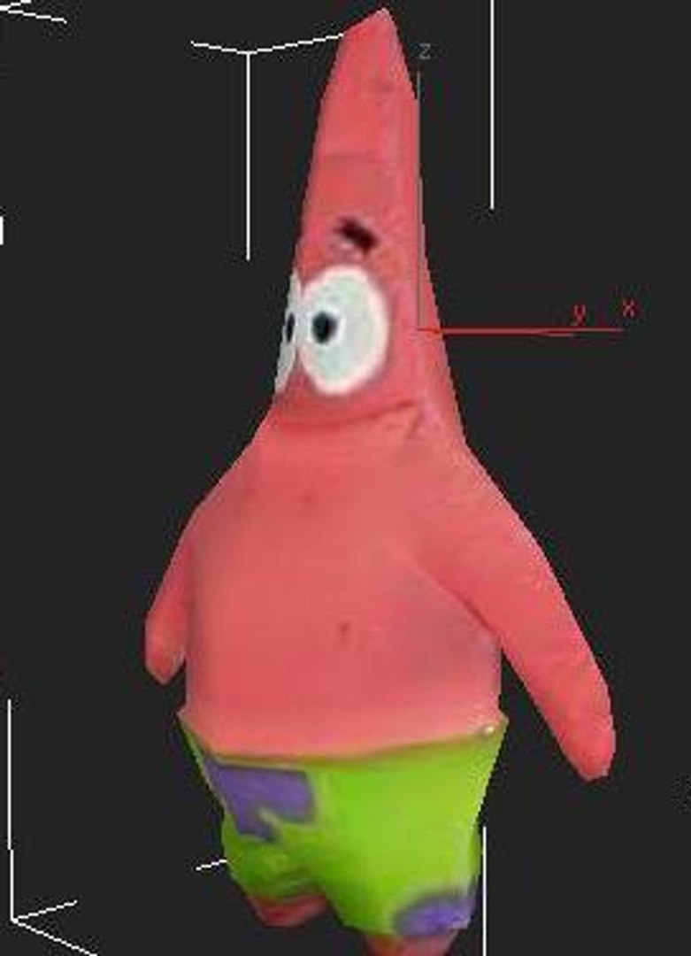3d Patrick Cartoon Model