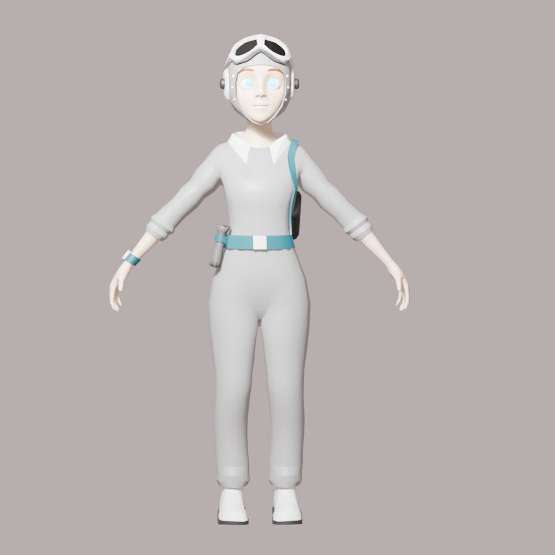 Female Low Poly 3D Model - TurboSquid 2368515