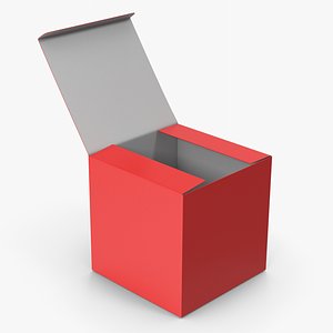 3D Red Box Package - TurboSquid 1907249