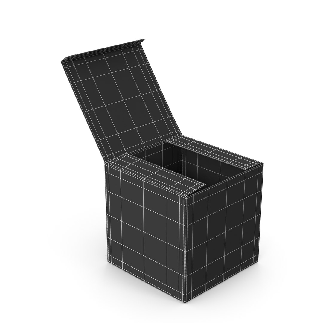 3D Red Box Package Model - TurboSquid 1900414