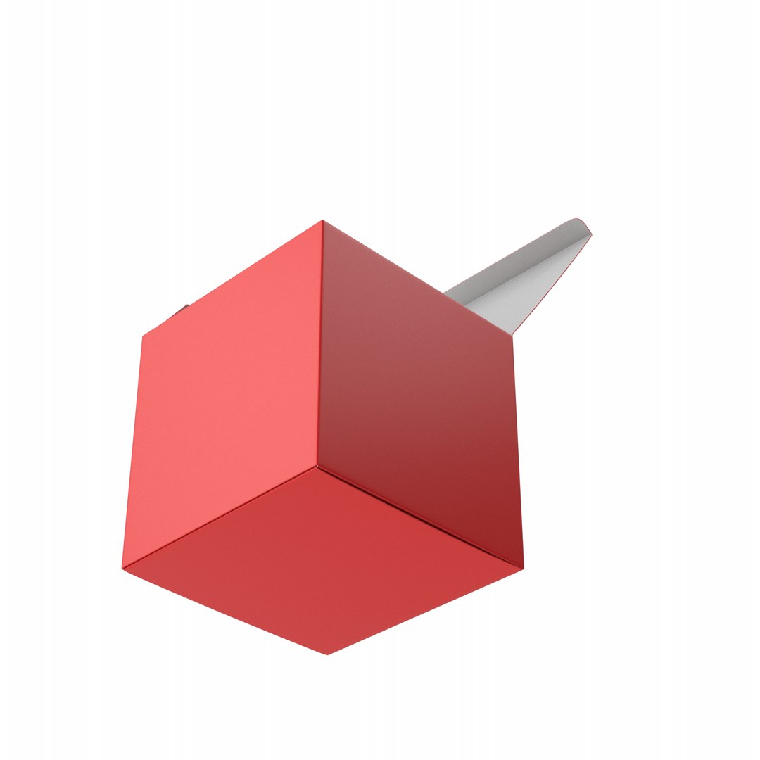 3D Red Box Package Model - TurboSquid 1900414
